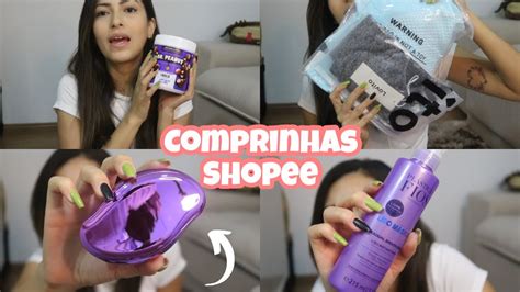 Shopee Brasil Comprinhas Unboxing Mepatrocinashopee Shopeebr