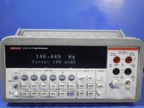 Yahoo オークション KEITHLEY 2100 6 1 2 Digit Multimeter