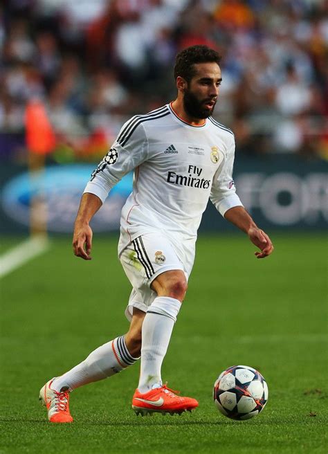 Daniel Carvajal In Action During The UEFA Champions League Final Match