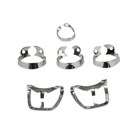 Kit de 6 Grapas Brinker Clamp Hygenic Coltene Depósito Dental REISIX