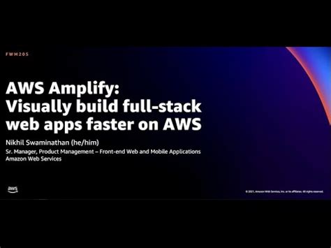 AWS Re Invent 2021 New Launch AWS Amplify Studio Visually Build