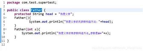 java 中 super 关键字的使用 实例 super x y csdn博客
