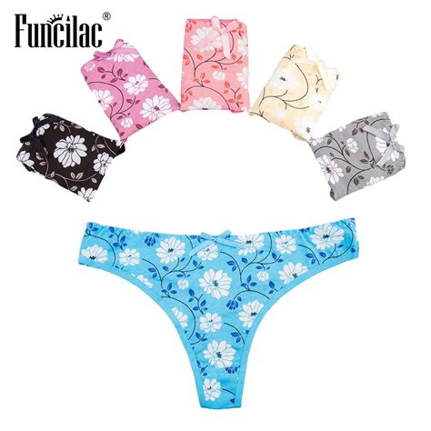 Tanga de algodón para mujer ropa interior femenina lencería sexy