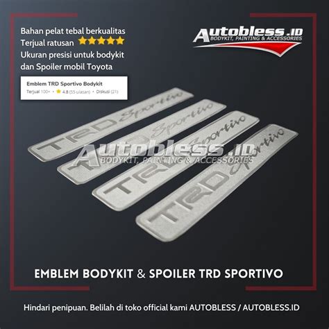 Jual Emblem Trd Sportivo Bodykit Shopee Indonesia