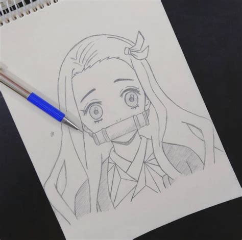 Nezuko Easy Pencil Drawings Desenho Dos Simpsons Desenho Menina Manga