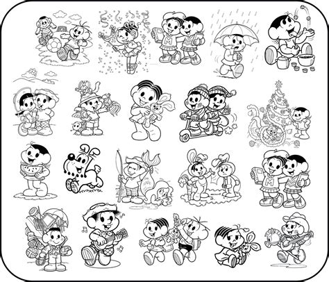 A Magia Da Turma Da M Nica Desenhos Para Colorir E Divertir A