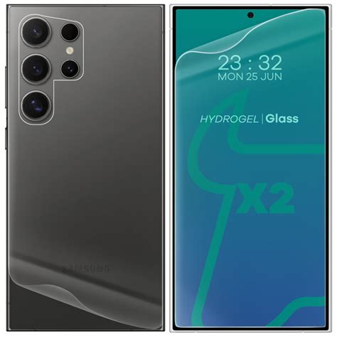 Folia hydrożelowa na tył i przód Bizon Glass Hydrogel Pack do Galaxy