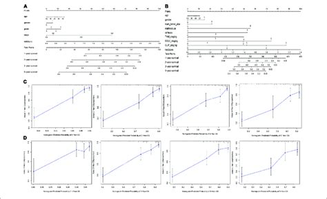nomograms for predicting the os of 1 2 3 and 5 years in the download scientific diagram