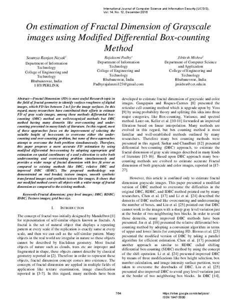 pdf on estimation of fractal dimension of grayscale images using modified differential box