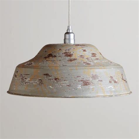 Distressed Metal Pendant Light LarryHocker
