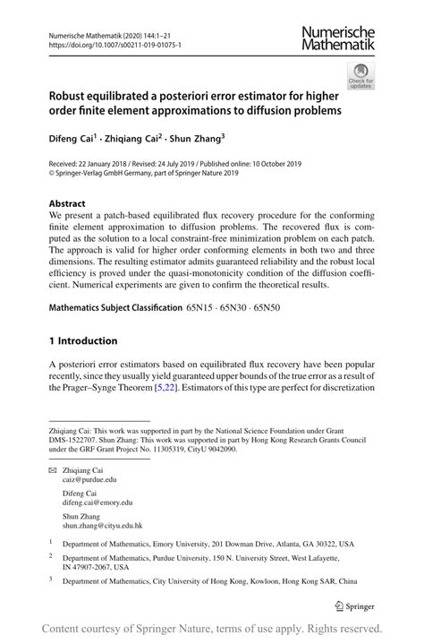 robust equilibrated a posteriori error estimator for higher order finite element approximations