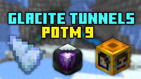 Glacite Tunnels Unlocking Peak Of The Mountain 9 SkyBlock YouTube