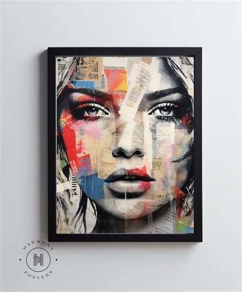 Gazetowa Twarz 30x40 Cm Bez Ramy Harmony Posters Sklep EMPIK