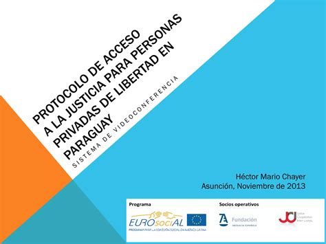 Presentación Proyecto Protocolo de acceso a la justicia para personas