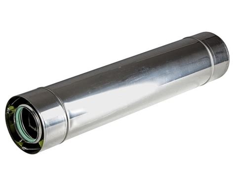 Rura Turbo dwuścienna 0 5 m fi 100 150 kwas komin 12124267978 Allegro pl