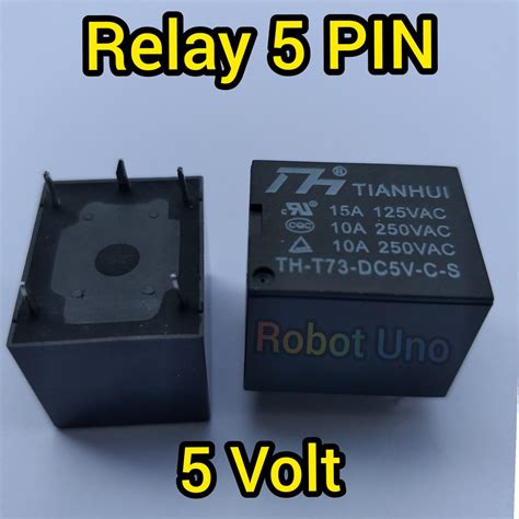 Jual Relay 5V 5 PIN Tianhui Original Shopee Indonesia