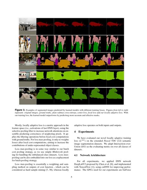 locally adaptive learning loss for semantic image segmentation deepai