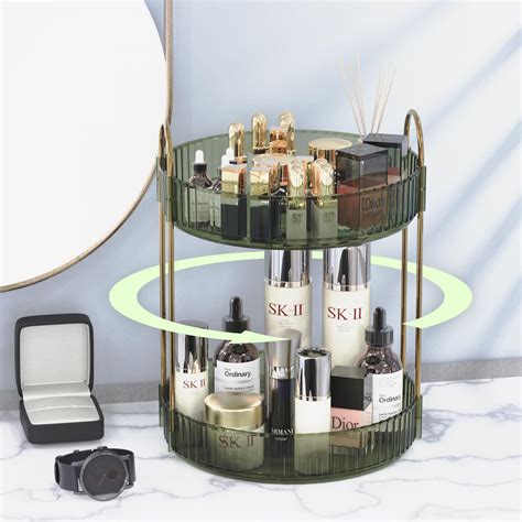 Amazon ZHIAI 360 Rotating Makeup Organizer Bathroom Make Up