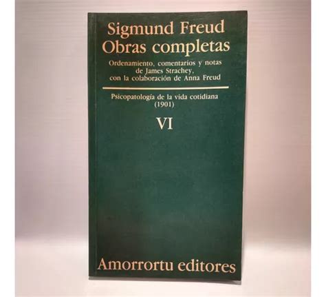 Obras Completas Vi Sigmund Freud Amorrortu