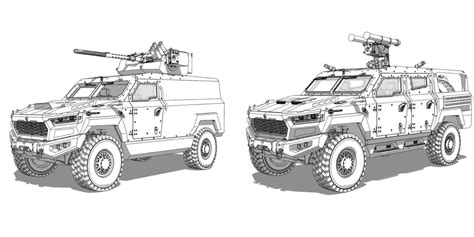 The New Light Tactical Vehicle Concept By Ukrainian Company Inguar