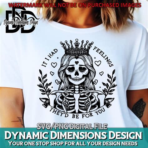 If I Had Feelings They D Be For You SVG Skeleton Valentines Day Svg