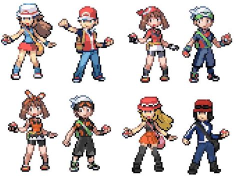 Pokemon Trainer Sprite Template
