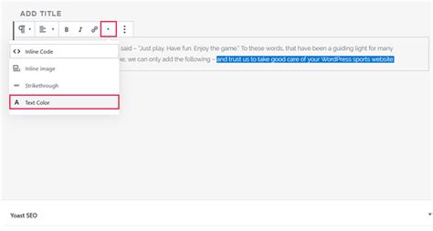 Comment Changer La Couleur Du Texte Dans WordPress Moyens I O