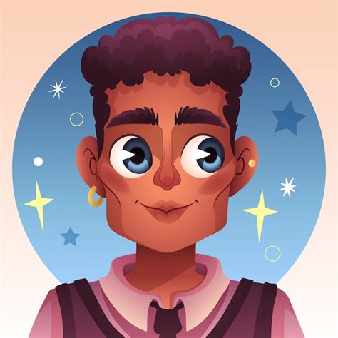 Ilustra o de avatar gradiente Vetor Grátis