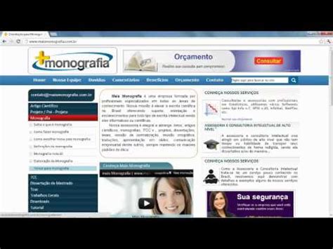 Tutorial Como Fazer Monografia Passo A Passo YouTube