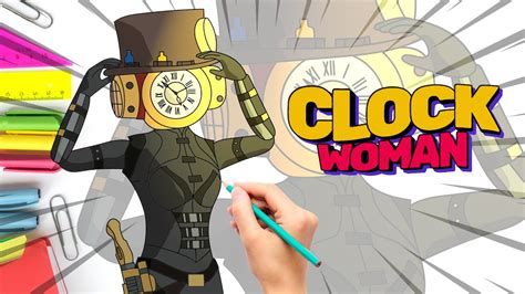 C Mo Dibujar A Clock Woman De Skibidi Toilet Multiverse How To Draw