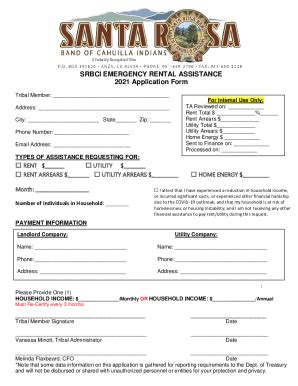 Fillable Online Emergency Rental Assistance ProgramArizona Department
