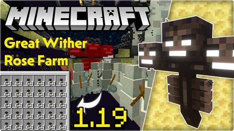 High Efficiency Wither Rose Farm 2900 Per Hour YouTube