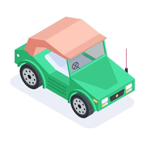 Premium Vector Set Of Public Transport Isometric Icons