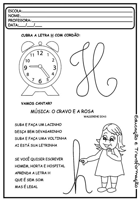 Blog Educação e Transformação Apostila Educação Infantil Atividades