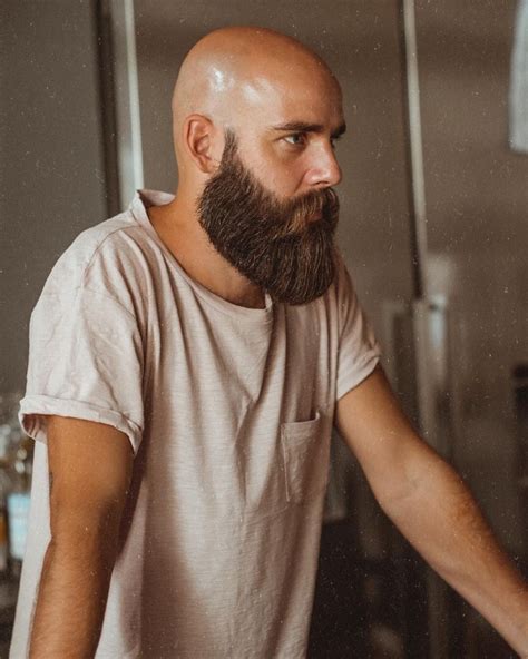 Barbe Hairandbeardstyles Barbe Bald Men With Beards Beard Styles For Bald Men Shaved Head