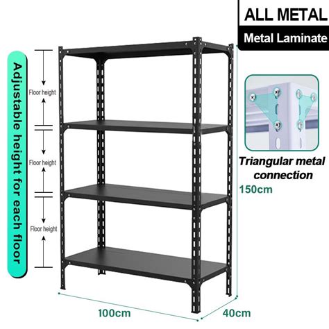 AdjustableSofya 4 5 Tier Metal Boltless Rack Shelf Home Kitchen Store