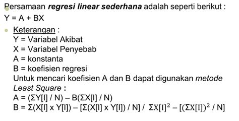 algoritma dan pemrograman regresi linear sederhana