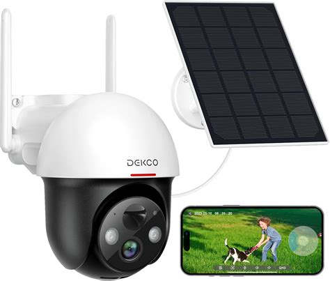 ANRAN 2K Cámara de Vigilancia WiFi Exterior con Batería Recargable y