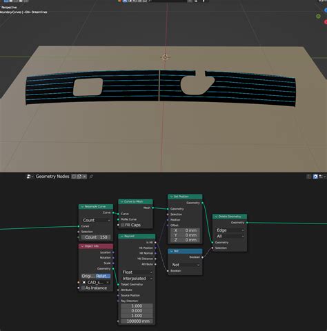 Raycast How To Limit Projected Curves Only To Target Geometry And Omit