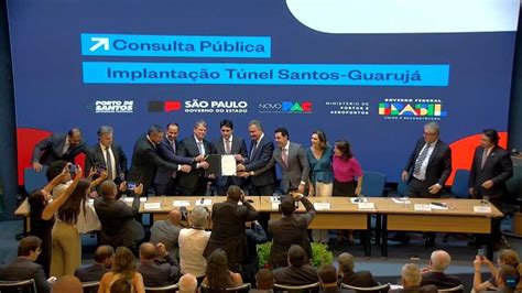 Governo Federal abre consulta pública para Túnel Santos Guarujá