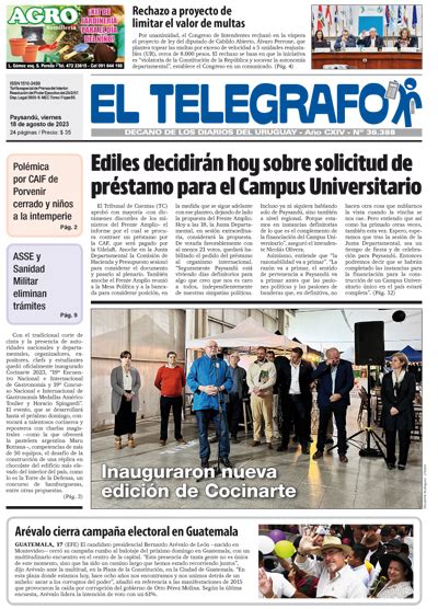 Edición 18 08 2023 Diario El Telégrafo