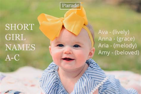 200 Best Short Girl Names With Meanings 2024 Parade