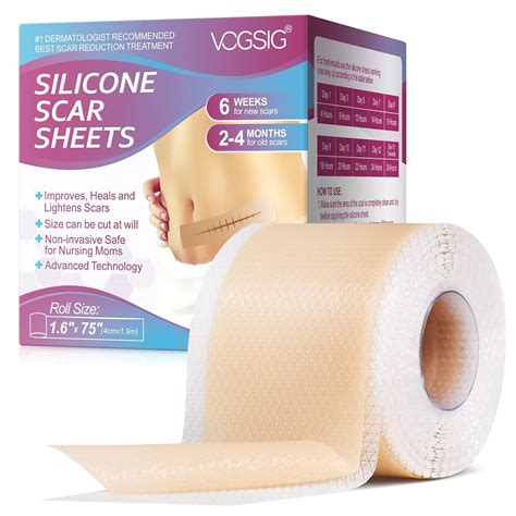 Amazon Silicone Scar Sheets Silicone Scar Tape Roll Soft