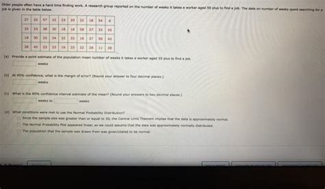 Solved Older People Often Have A Hard Time Finding Work A Chegg