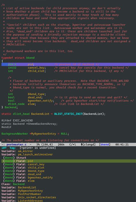 [求教] 如何让 consult imenu 显示 c 语言 struct ？ emacs general emacs china