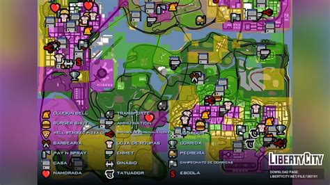 Gta San Andreas Gangs Map