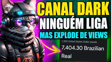 Ninguém dá atenção pra esse nicho de Canal Dark mas explode de