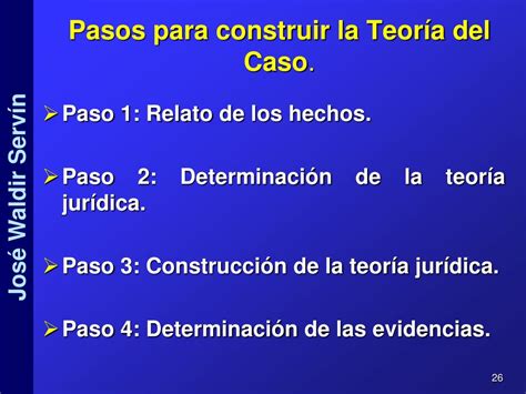 PPT teoría del caso PowerPoint Presentation free download ID 3055153