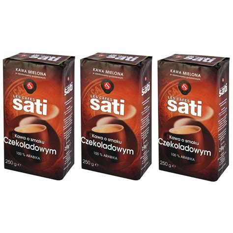 3 X 250 G Cafe Sati Czekoladowa Kawa Mielona
