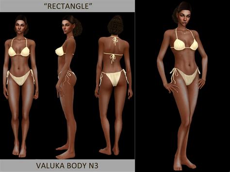Valuka S Patreon Body N3 Sims 4 Body Mods Sims 4 Clothing Sims